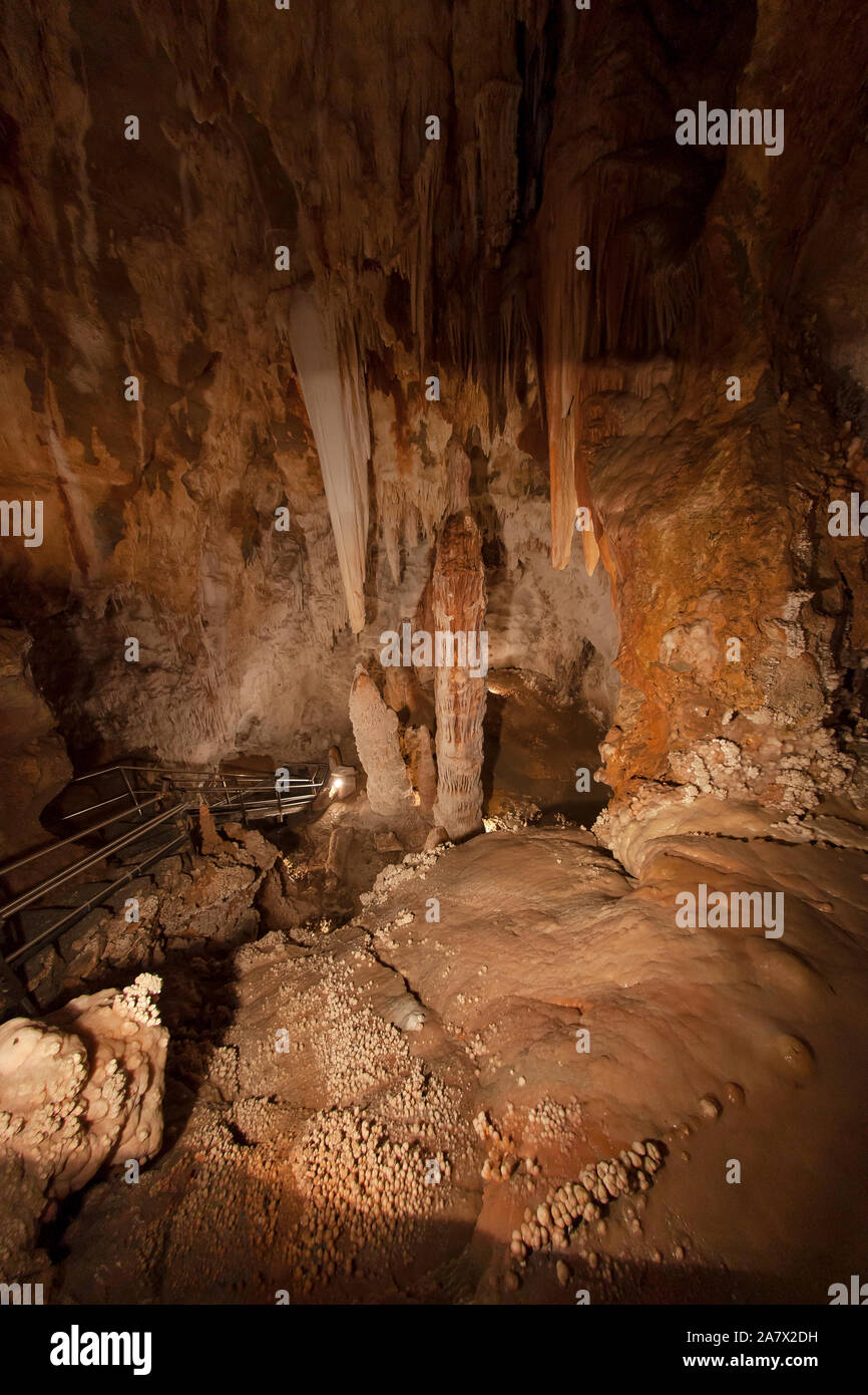 Wide angle shot of a cavern of natural rock and stone Stock Photo - Alamy