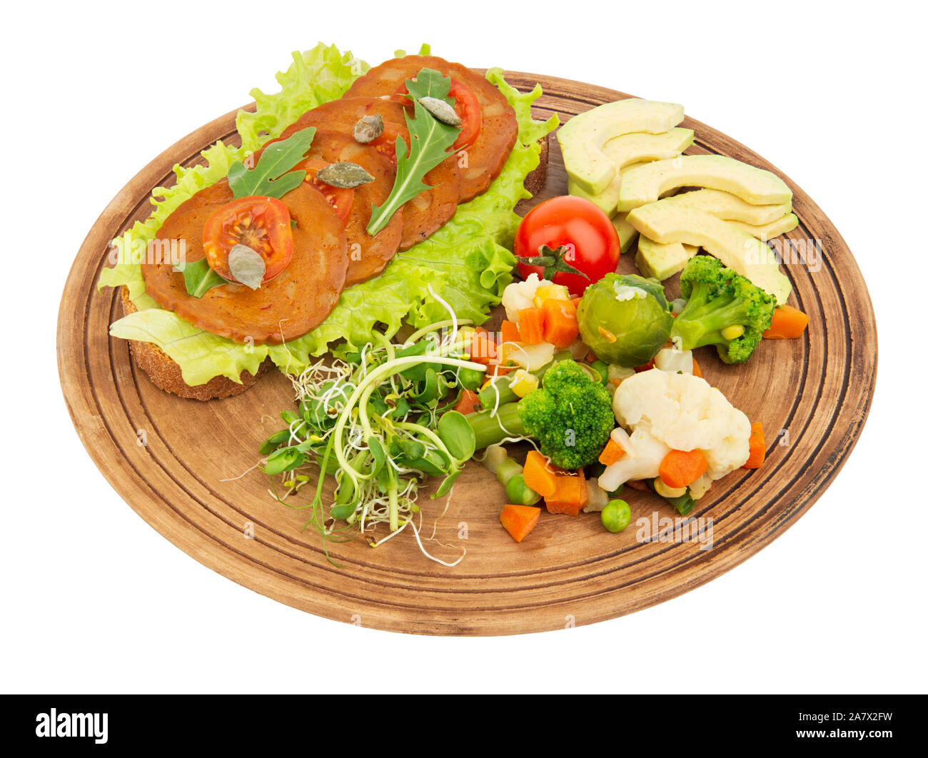 Seitan dish Cut Out Stock Images & Pictures - Alamy