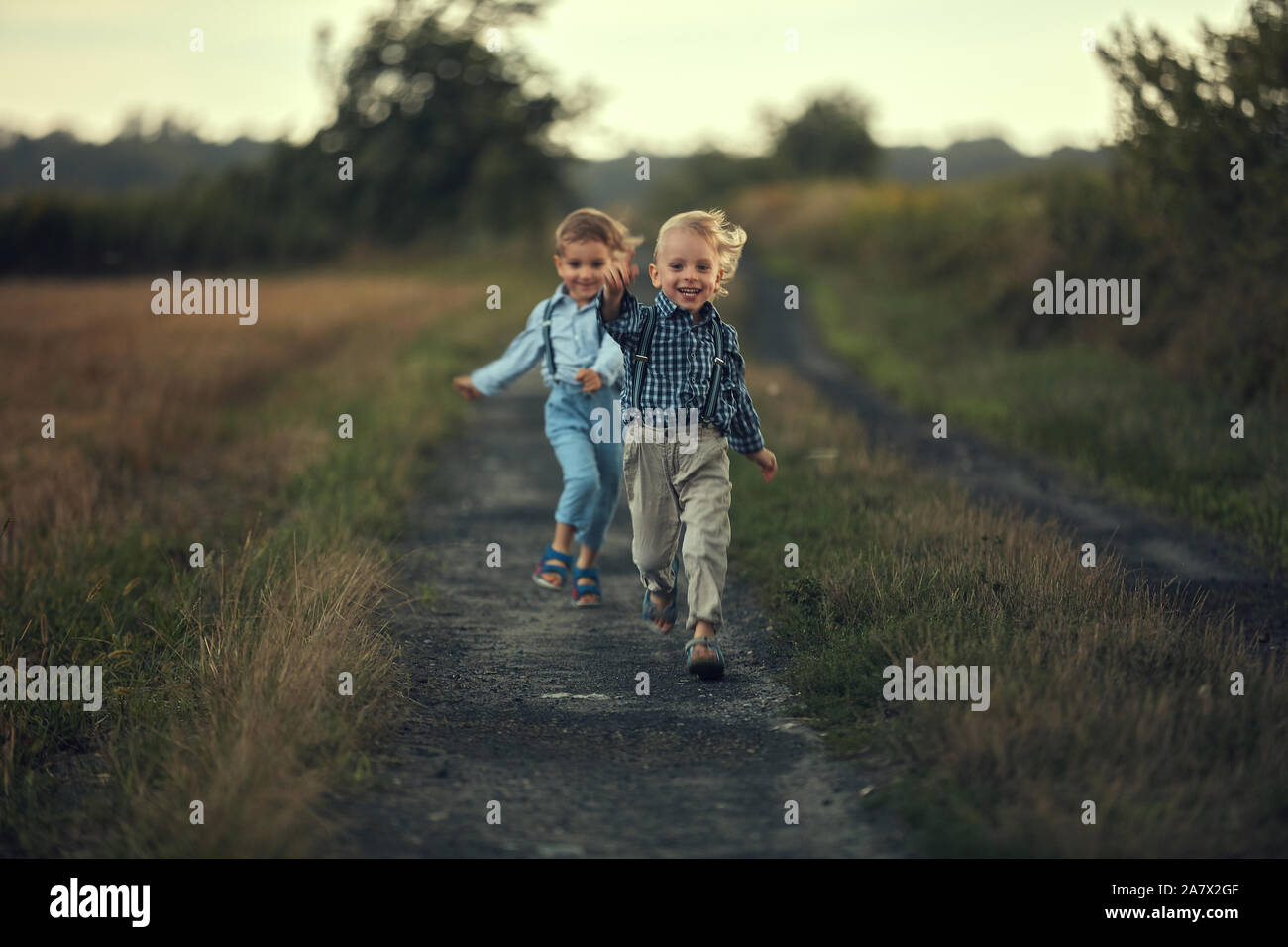 Two adorable boys hi-res stock photography and images - Alamy
