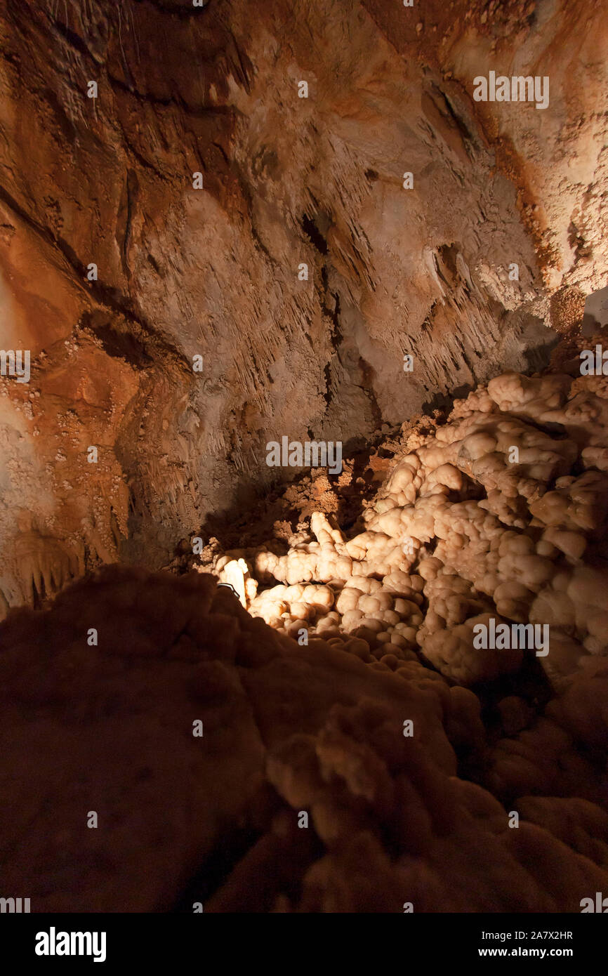 Wide angle shot of a cavern of natural rock and stone Stock Photo - Alamy