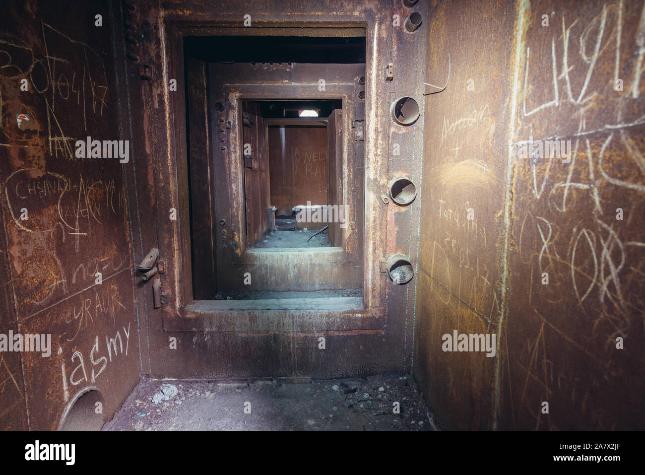 Inside the Object 1180 - Soviet abandoned reserve command post bunker ...