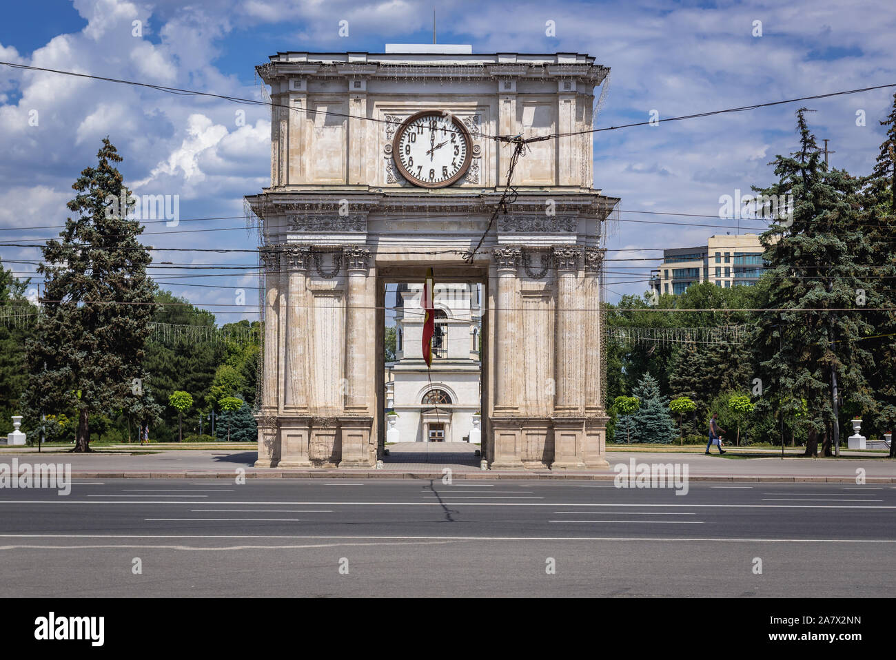 Triumphal arch on the Great National Assembly Square - central square ...