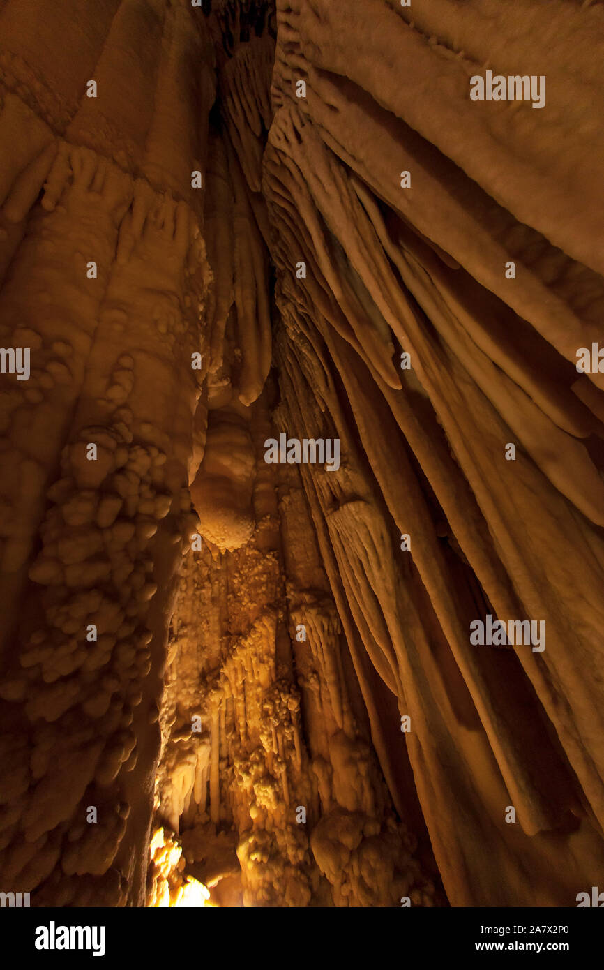 Wide angle shot of a cavern of natural rock and stone Stock Photo - Alamy