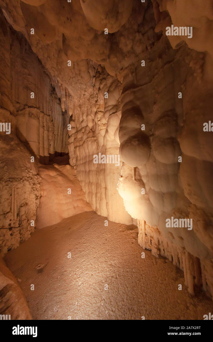 Wide angle shot of a cavern of natural rock and stone Stock Photo - Alamy