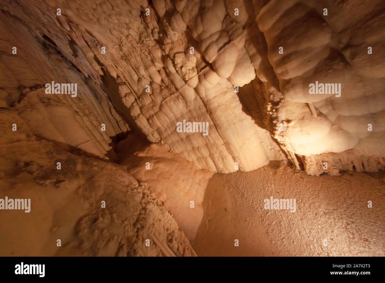 Wide angle shot of a cavern of natural rock and stone Stock Photo - Alamy