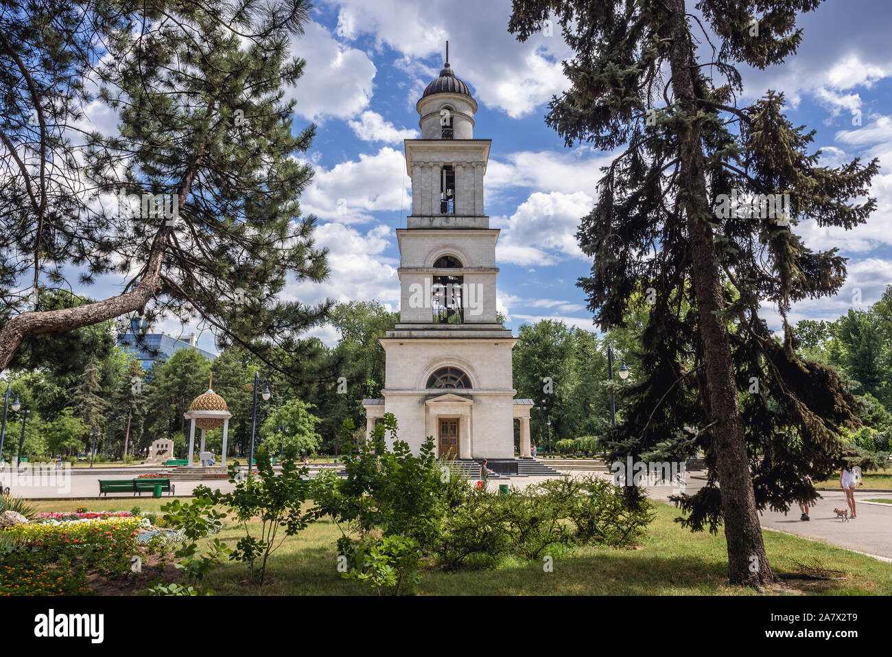 Cathedral of Christs Nativity bell tower, main cathedral of the ...