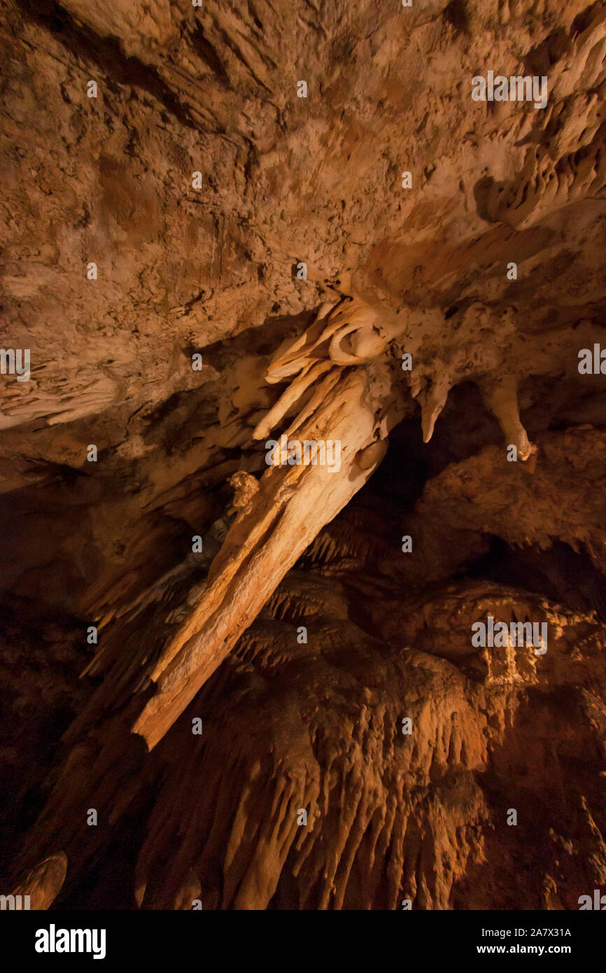 Wide angle shot of a cavern of natural rock and stone Stock Photo - Alamy