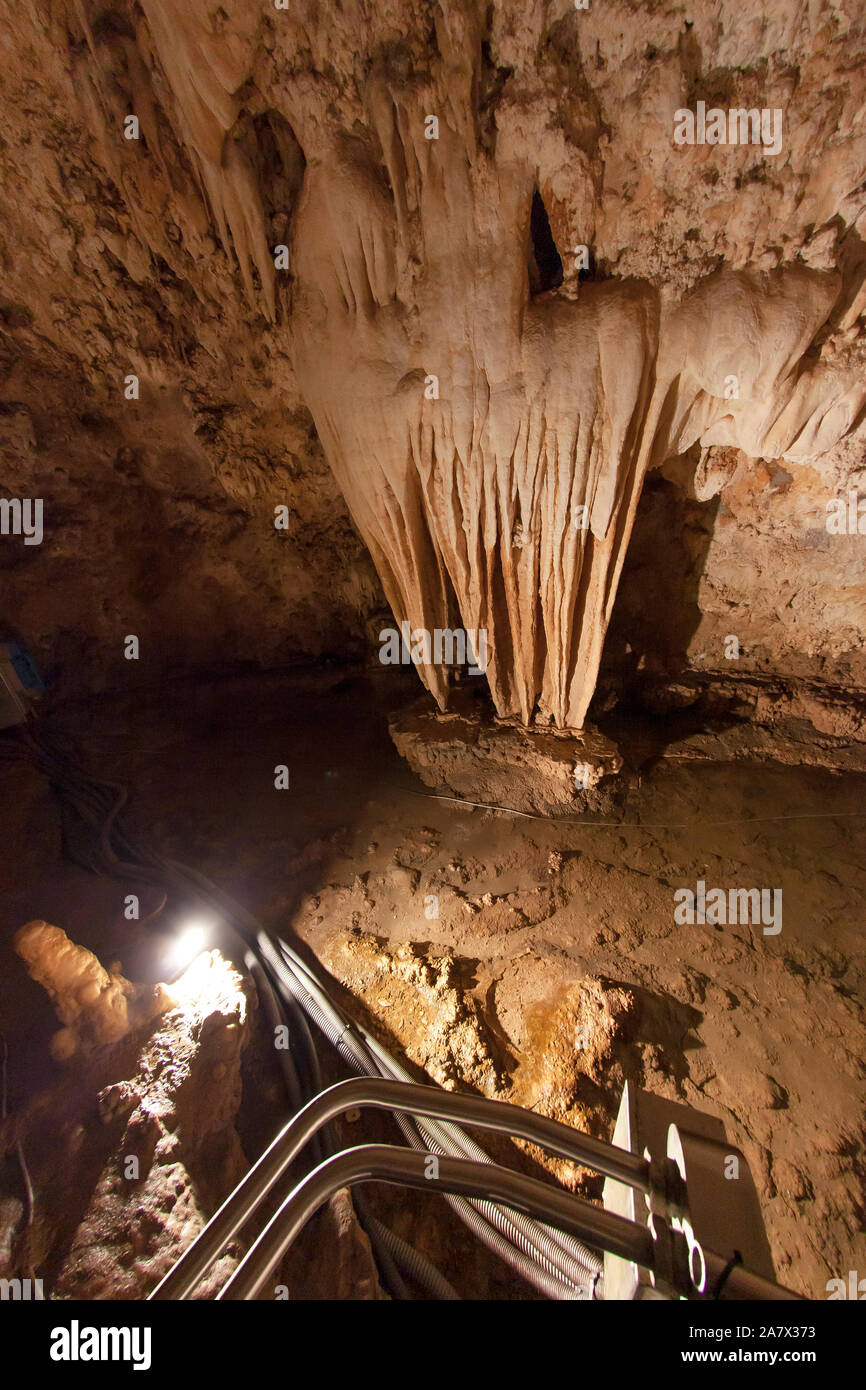 Wide angle shot of a cavern of natural rock and stone Stock Photo - Alamy