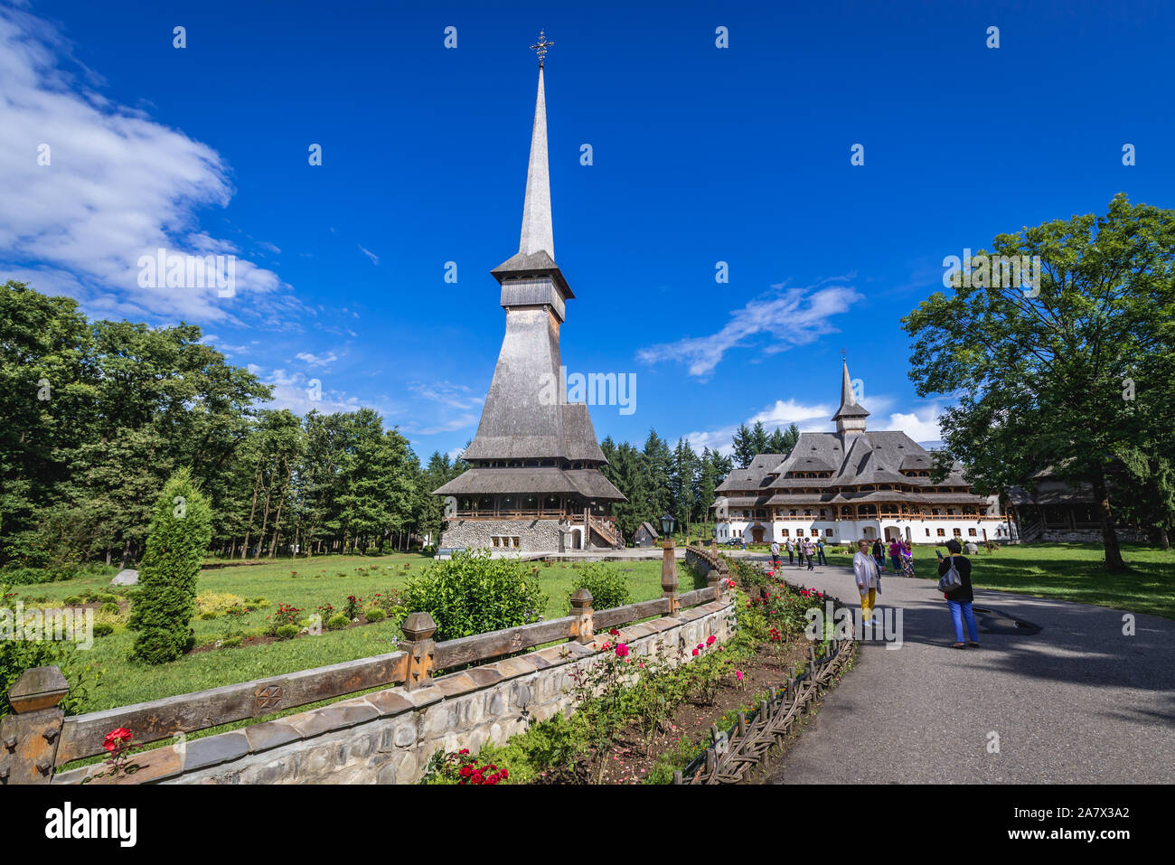 Worlds tallest wooden church of Sapanta-Peri Monastery located in ...