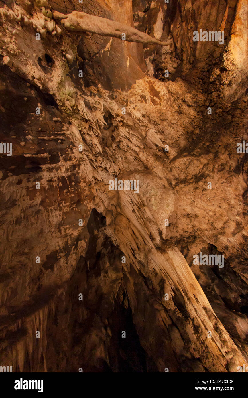 Wide angle shot of a cavern of natural rock and stone Stock Photo - Alamy