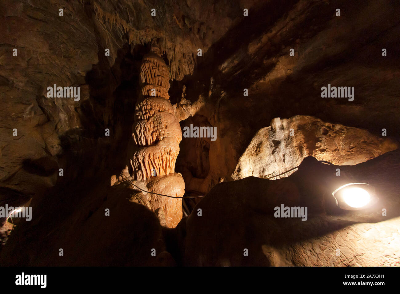 Wide angle shot of a cavern of natural rock and stone Stock Photo - Alamy