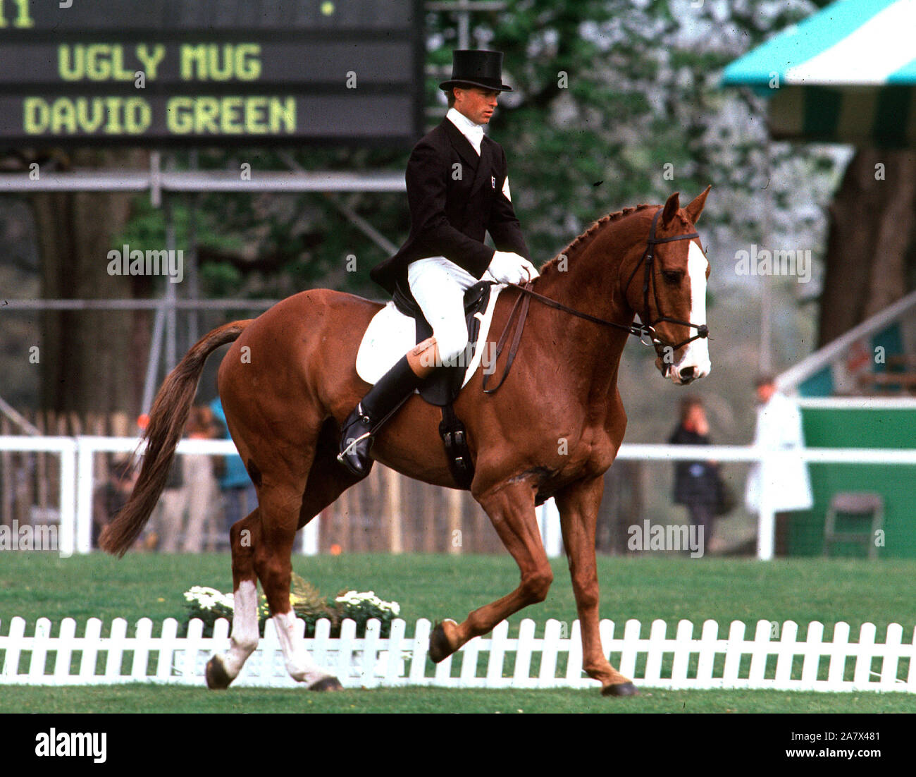 CCI Badminton1991, David Green (AUS) riding Ugly Mug Stock Photo - Alamy