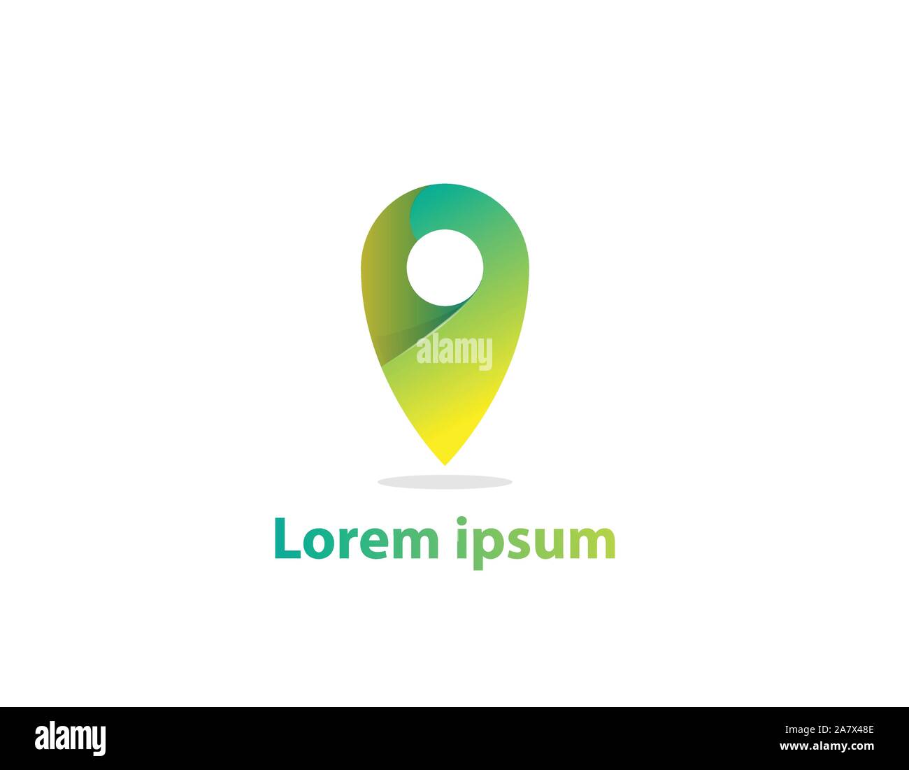 Map of location Stock Vector Images - Alamy