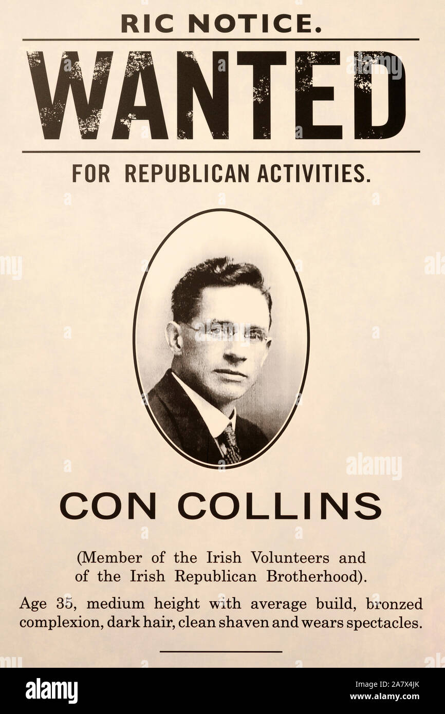 Wanted poster, Spike Island Prison & Museum,Cobh, County Cork, Ireland ...
