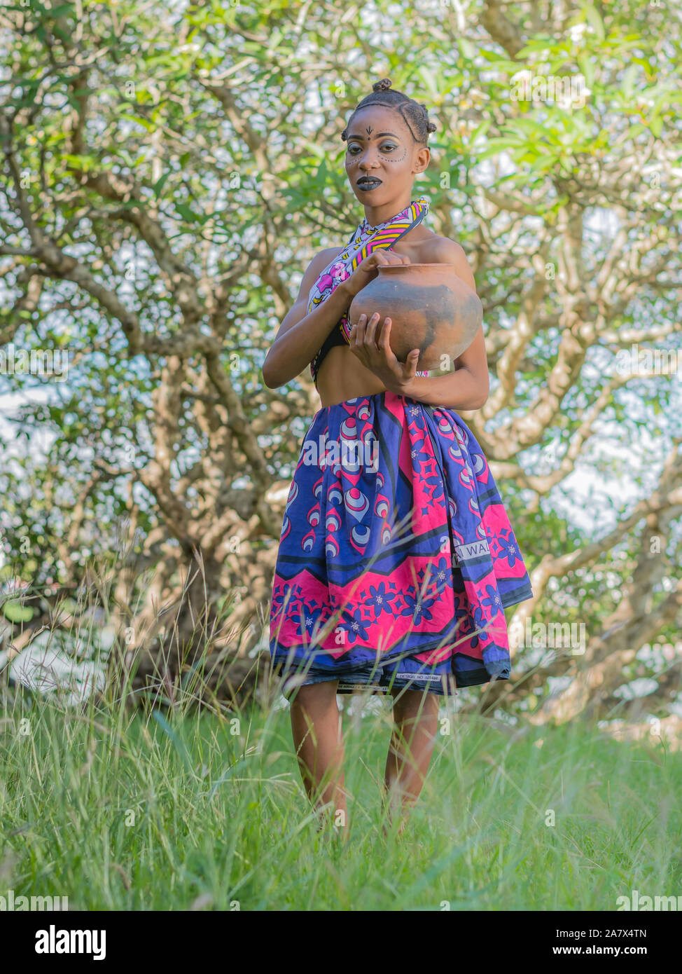 Giriama Traditional Attire Stock Photo - Alamy