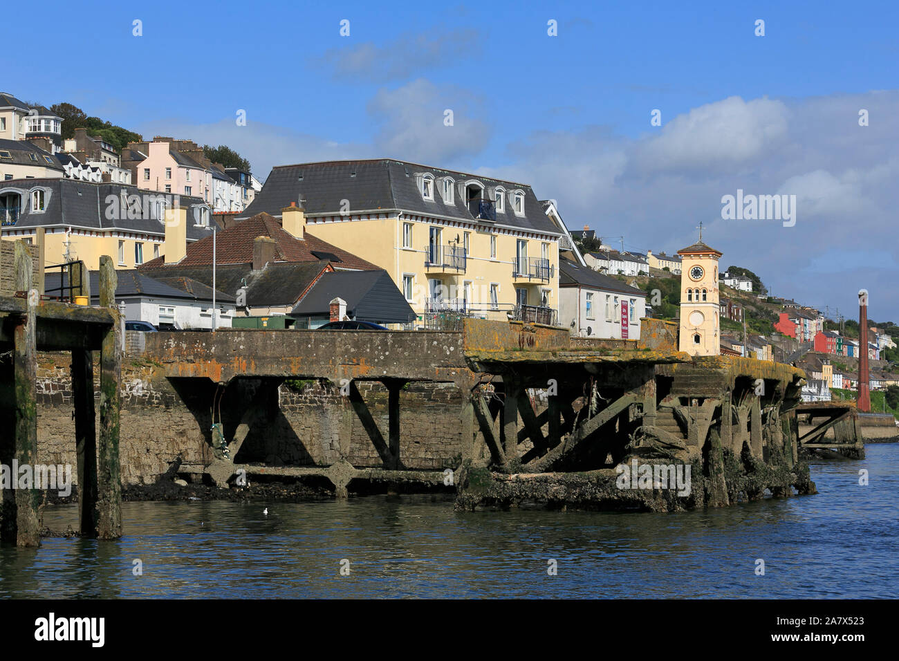 Clock Tower, Cobh, County Cork, Ireland Stock Photo - Alamy