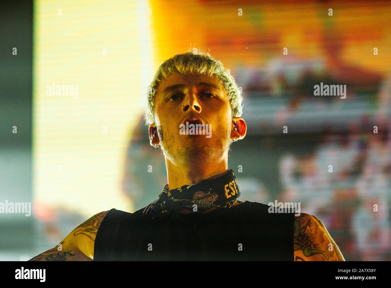 Machine Gun Kelly Singer High Resolution Stock Photography and Images ...