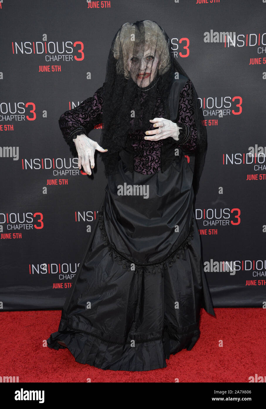 LOS ANGELES, CA - JUUNE 5, 2015: The Black Bride at the world premiere ...