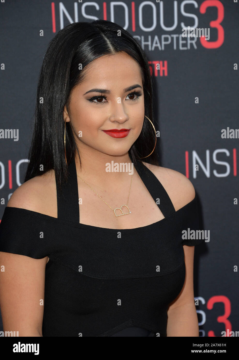 LOS ANGELES, CA - JUUNE 5, 2015: Singer Rebbeca Marie Gomez, aka Becky ...