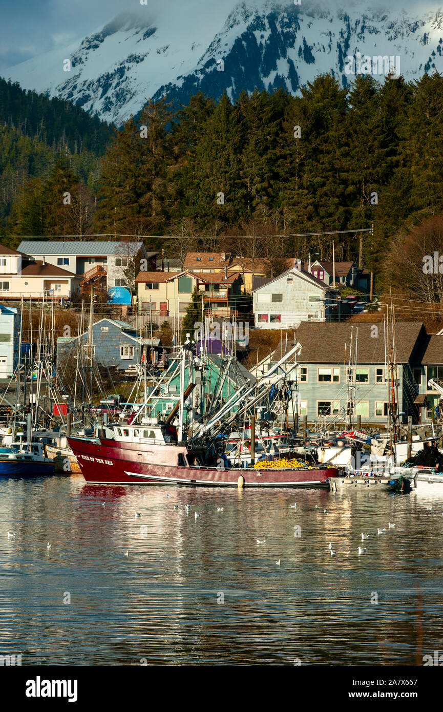 Alaska Sitka Boats Harbor High Resolution Stock Photography and Images - Alamy