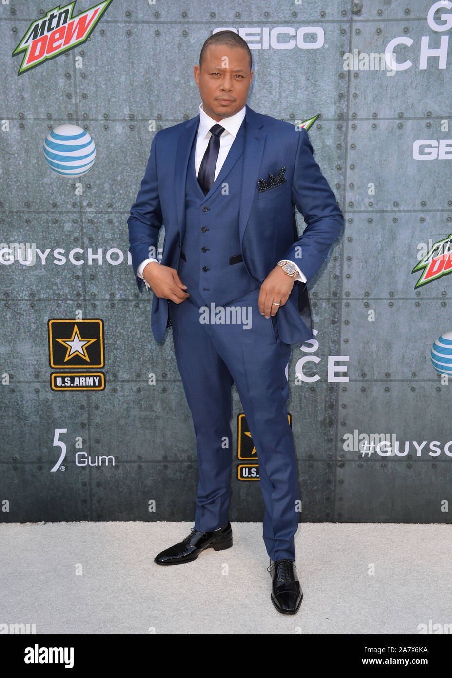 LOS ANGELES, CA - JUNE 7, 2015: Terrence Howard at Spike TV's 2015 Guys ...