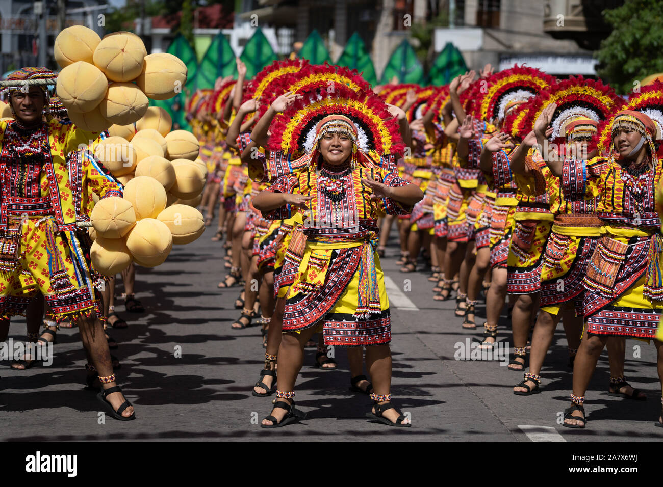 Camiguin Island,Mindanao,Philippines 26th October 2019.Dancers perform ...