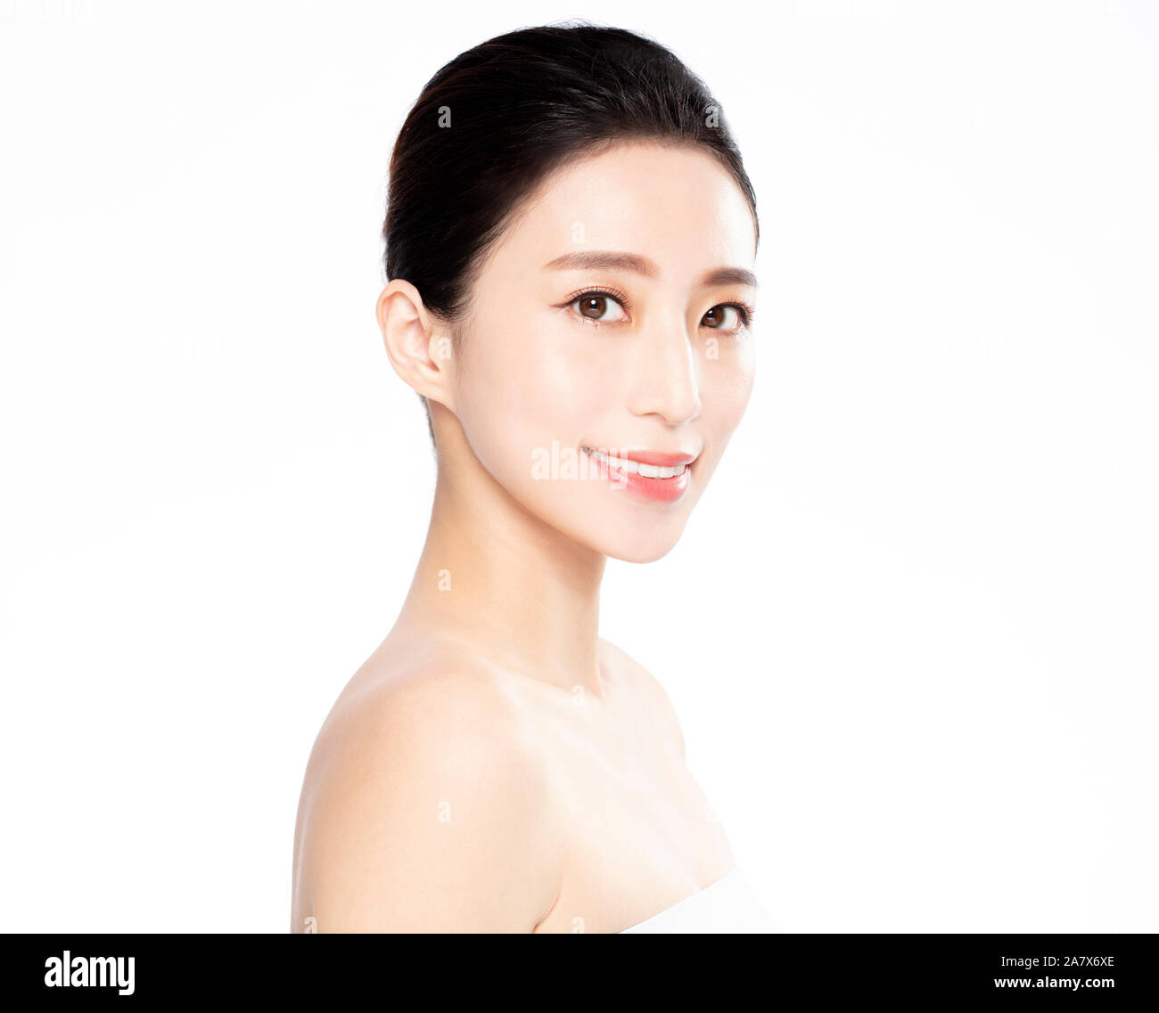 Beauty skin smile background hi-res stock photography and images - Alamy