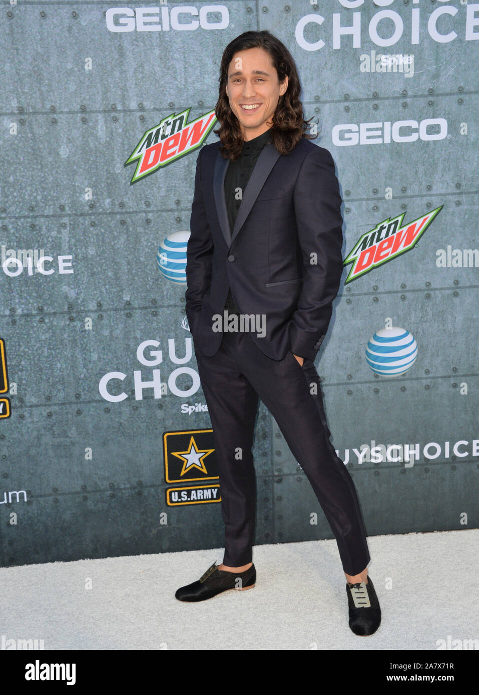 LOS ANGELES, CA - JUNE 7, 2015: Actor Peter Gadiot at Spike TV's 2015 ...