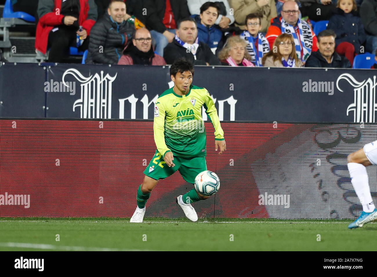 Leganes, Spain. 3rd Nov, 2019. Takashi Inui (Eibar) Football/Soccer ...