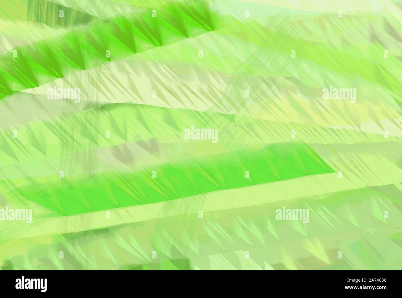 abstract futuristic line design with light green, pale green and ...