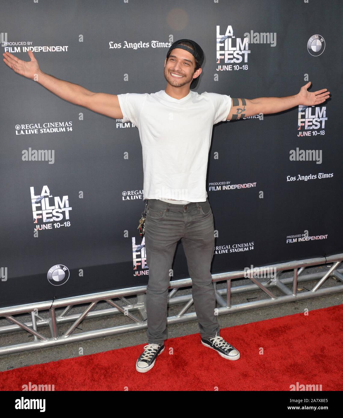 LOS ANGELES, CA - JUNE 14, 2015: Tyler Posey at the LA Film Festival ...