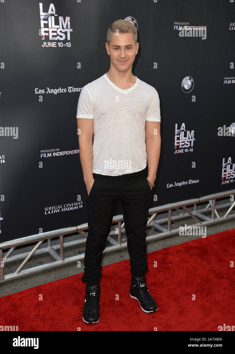 LOS ANGELES, CA - JUNE 14, 2015: Michael Willett at the LA Film ...