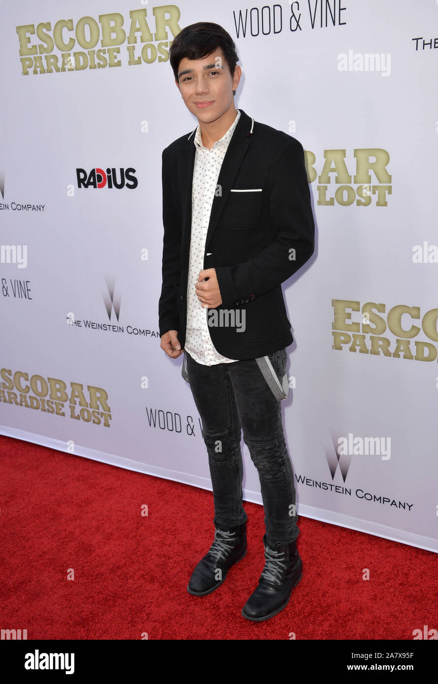 LOS ANGELES, CA - JUNE 22, 2015: Actor Micke Moreno at the Los Angeles ...