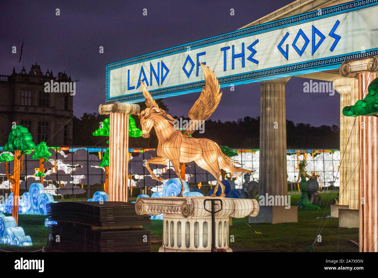 Longleat Safari Park in Wiltshire, UK Stock Photo - Alamy