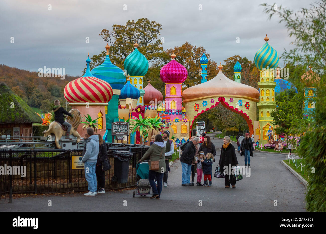 Longleat Safari Park in Wiltshire, UK Stock Photo - Alamy
