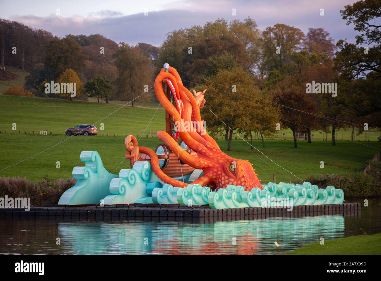 Longleat Safari Park in Wiltshire, UK Stock Photo - Alamy
