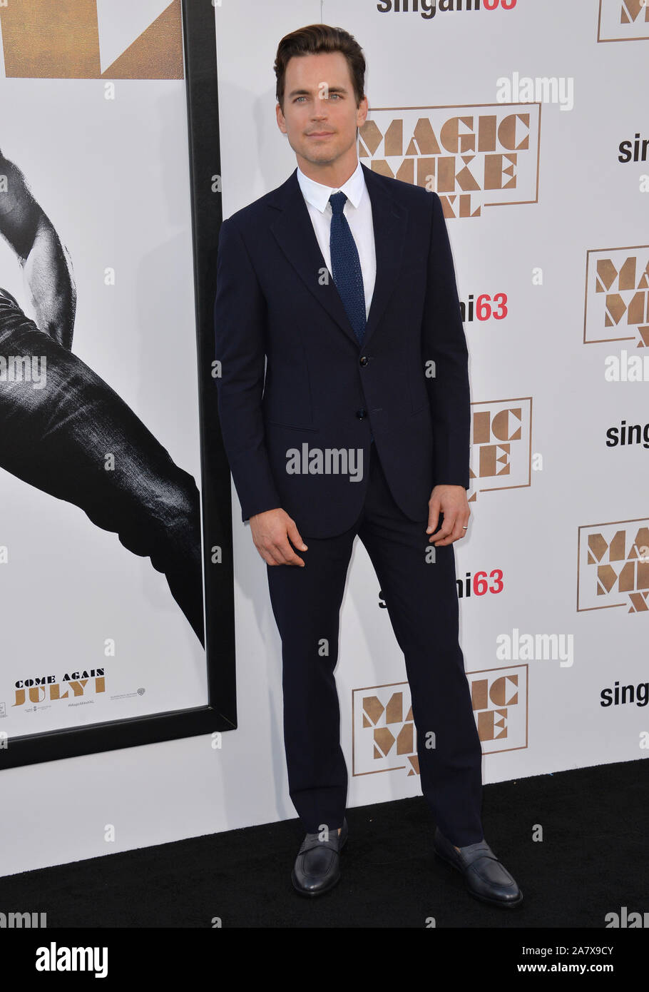LOS ANGELES, CA - JUNE 25, 2015: Matt Bomer at the world premiere of ...