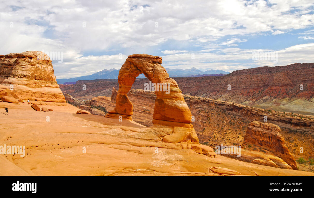 Delicate Arch. Arches National Park. Utah. USA. Mysterious rock ...