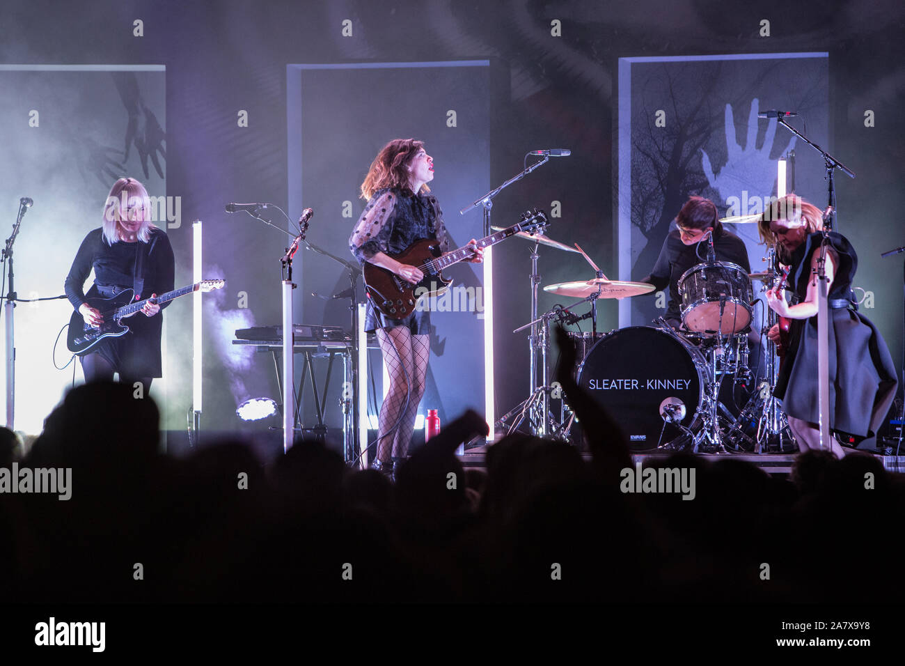 SLEATER-KINNEY PERFORM AT REBEL NIGHTCLUB IN TORONTO, CANADA Stock ...
