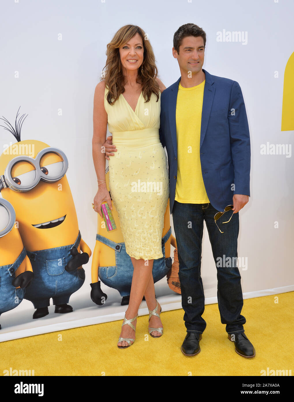 LOS ANGELES, CA - JUNE 27, 2015: Allison Janney & guest at the Los ...