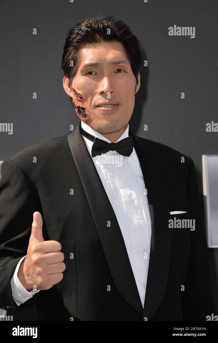 LOS ANGELES, CA - JUNE 28, 2015: Japanese judo gold-medalist Shinichi ...