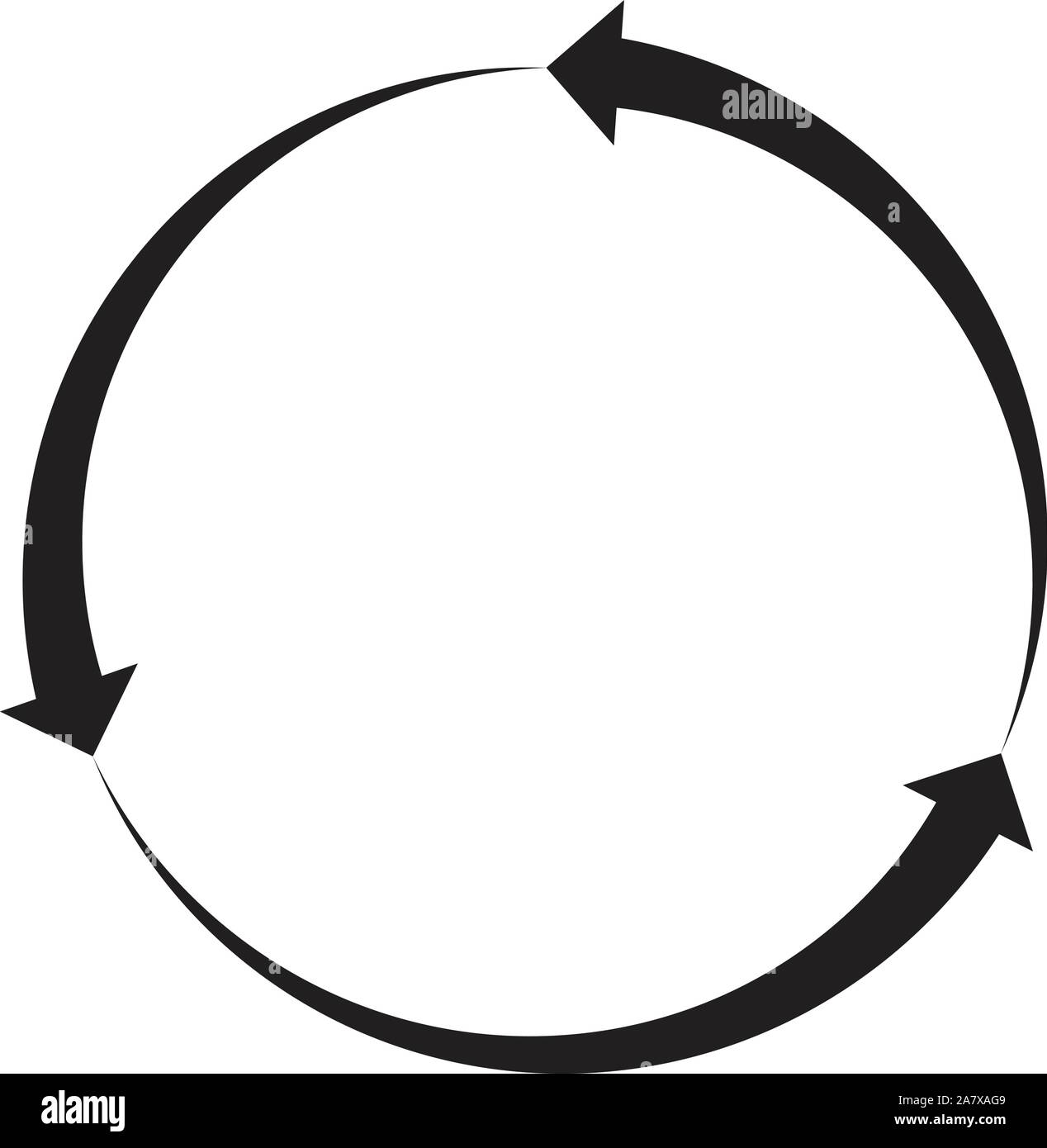 arrow icon on white background. flat style. refresh icon for your web ...