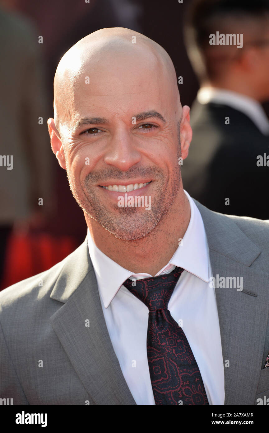 LOS ANGELES, CA - JUNE 29, 2015: Singer Chris Daughtry at the world ...
