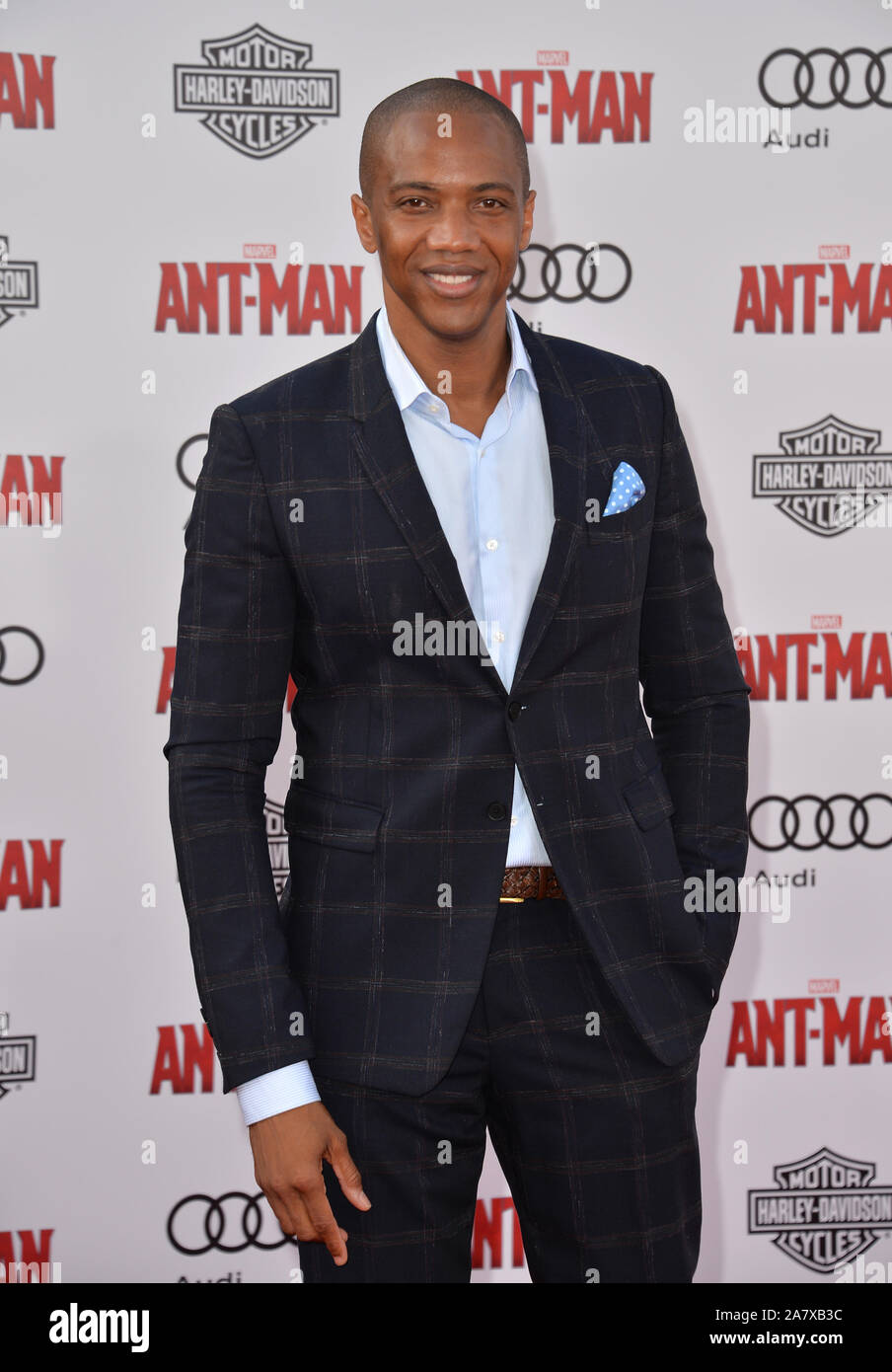 LOS ANGELES, CA - JUNE 29, 2015: Actor J. August Richards at the world ...