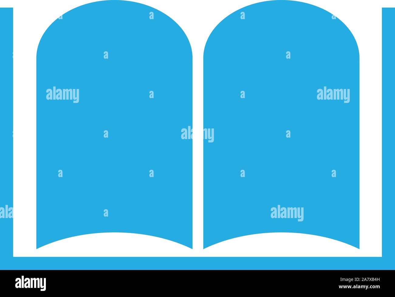 Book icon on white background. Book symbol. blue book sign. flat style ...