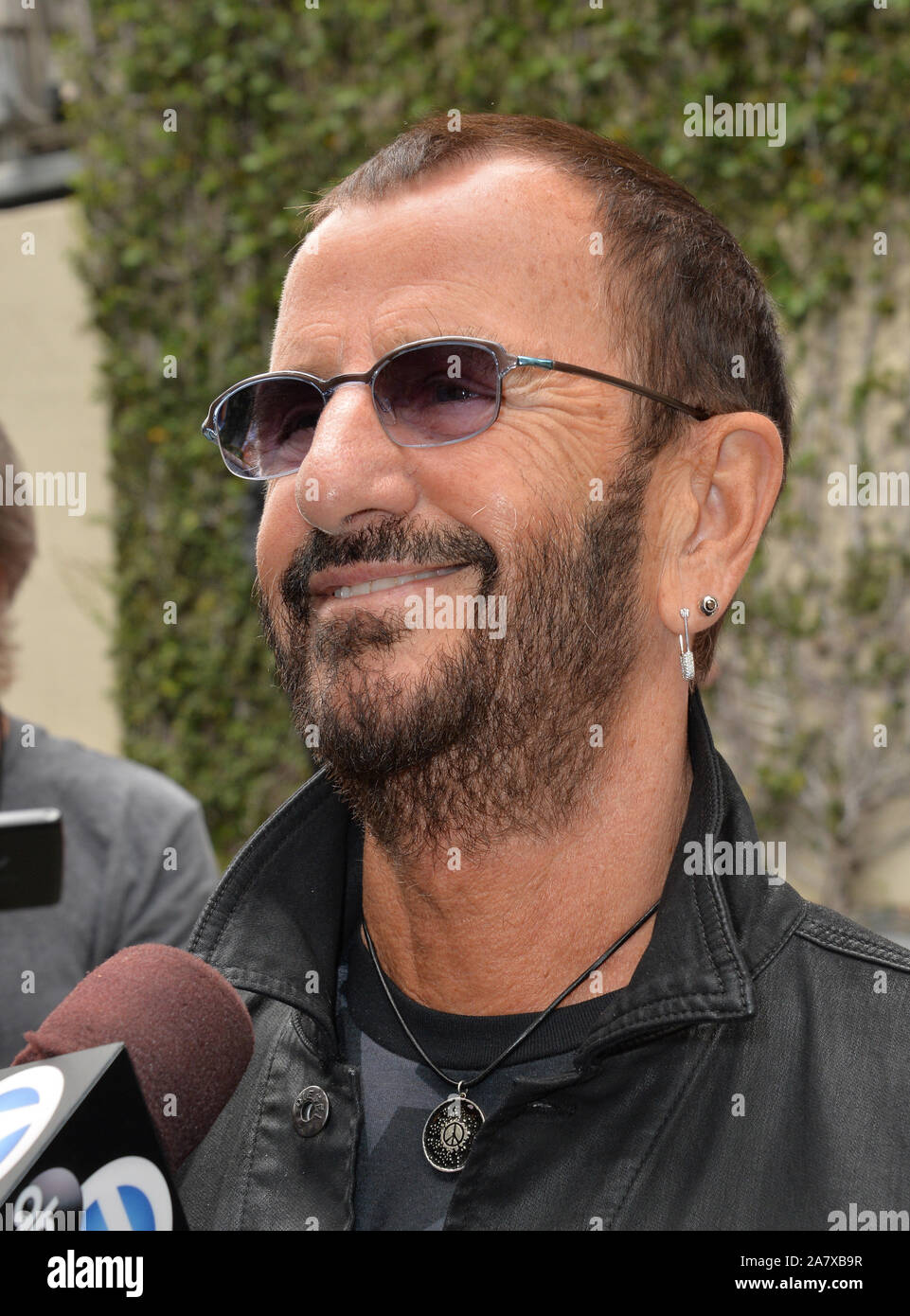 LOS ANGELES, CA - JULY 7, 2015: Ringo Starr at photocall at Capitol ...
