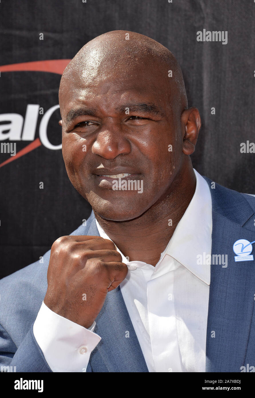 LOS ANGELES, CA - JULY 15, 2015: Boxer Evander Holyfield at the 2015 ...