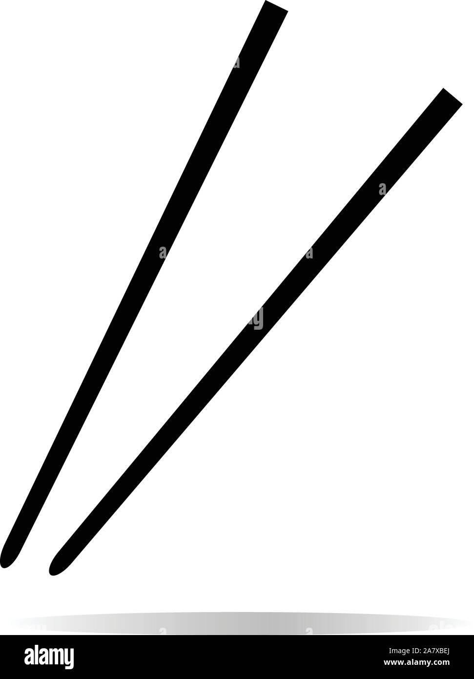 chopsticks icon on white background. flat style. chopsticks icon for ...
