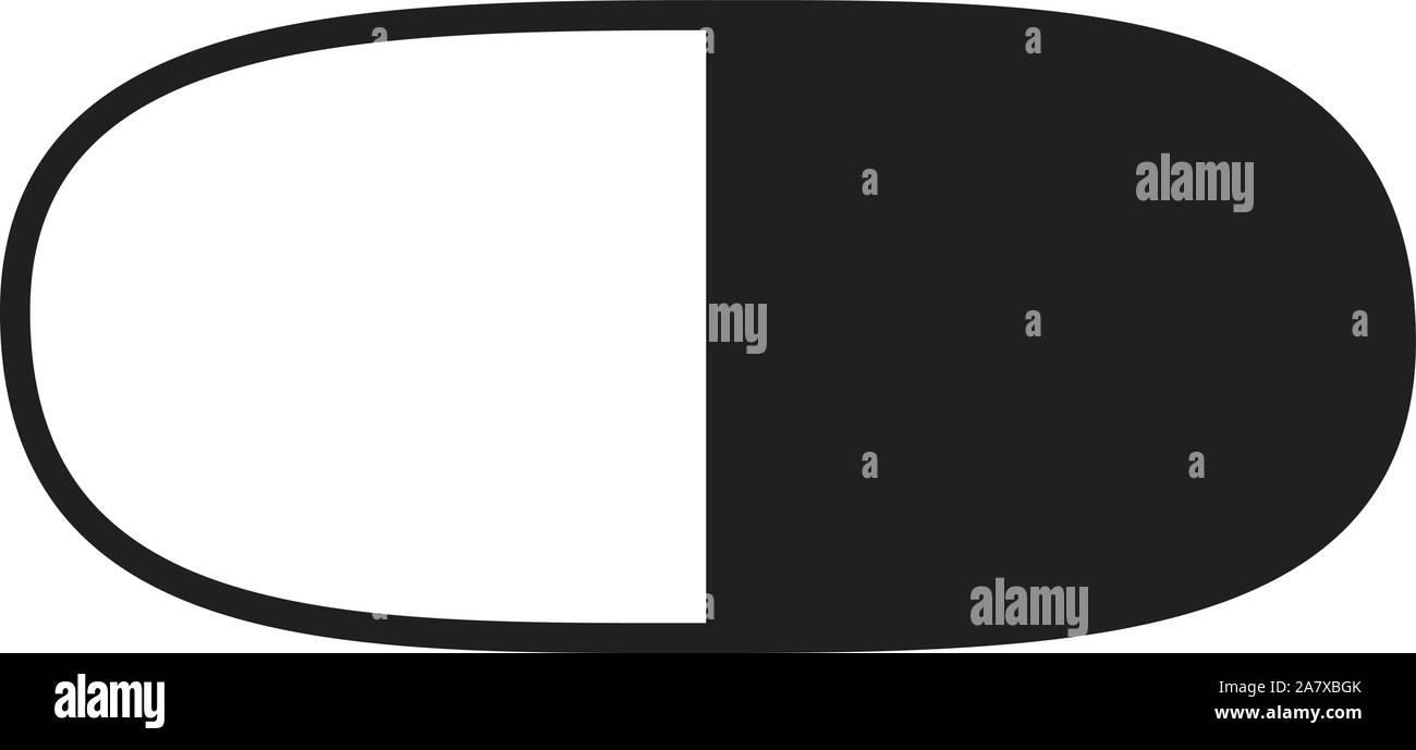 capsule icon on white background. flat style. capsule icon for your web ...