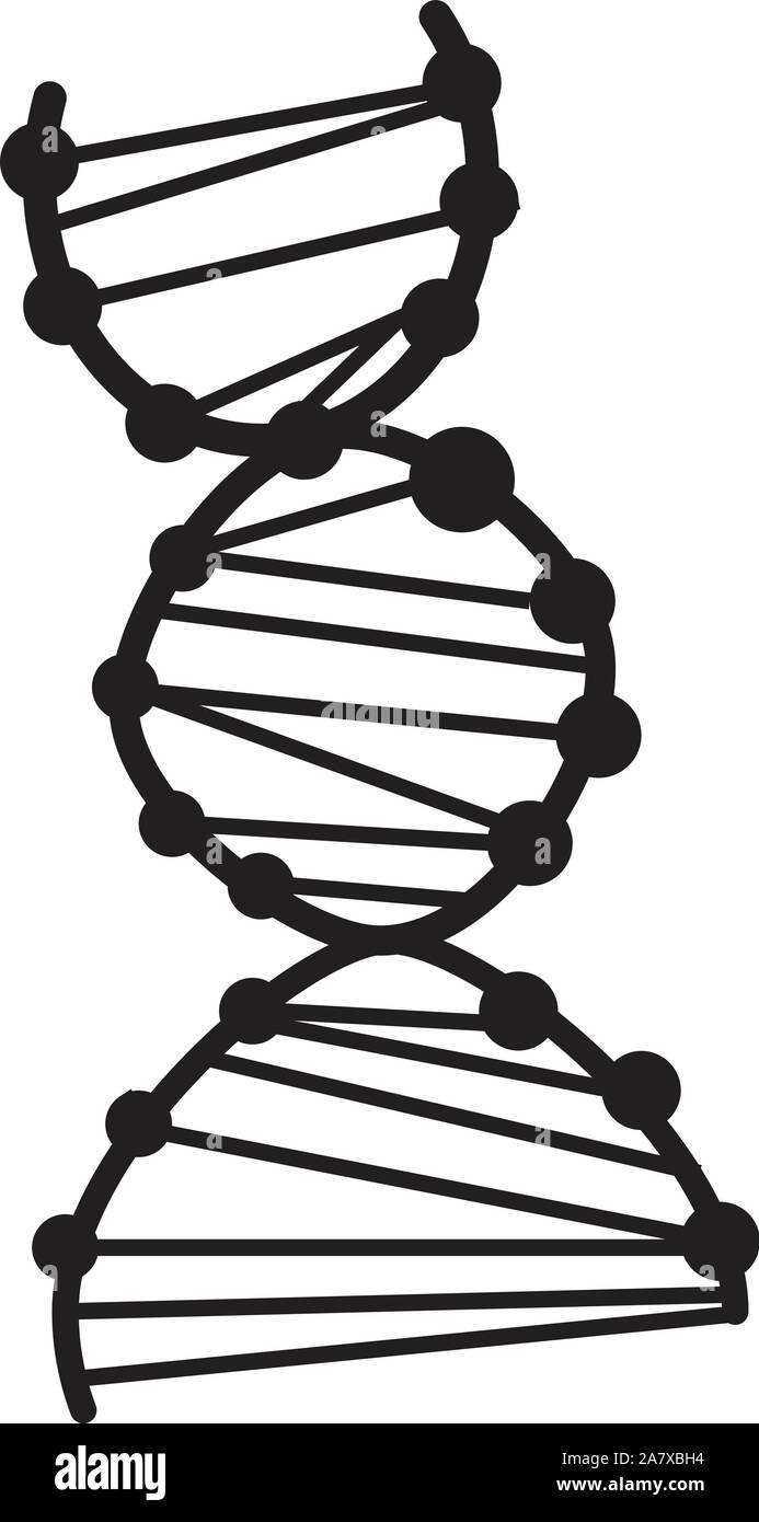 dna icon on white background. dna sign. flat style. dna icon for your ...